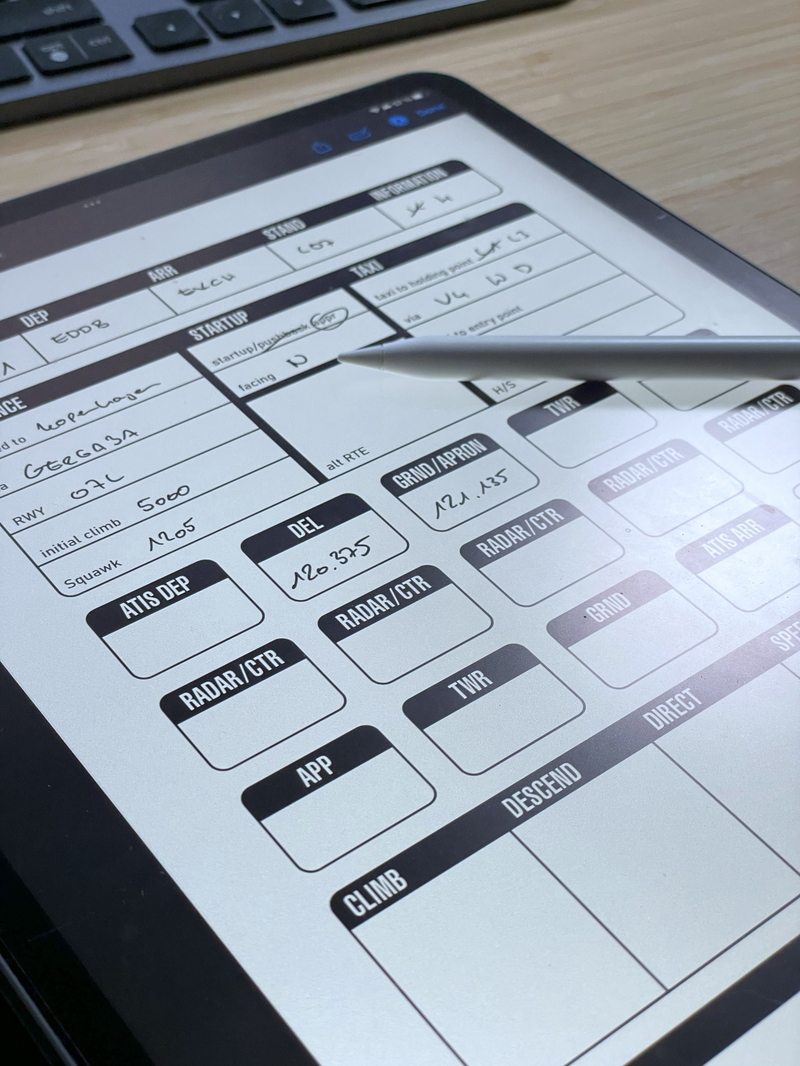 VATSIM Scratchpad Template for Microsoft Flight Simulator | MSFS