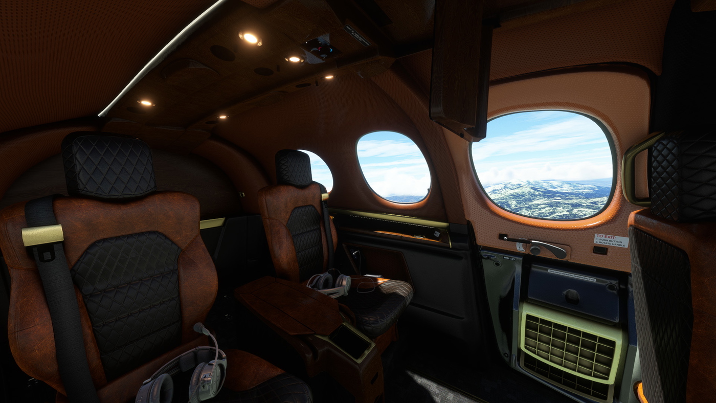 Vision Jet Goldfinger w/ Custom Interior for Microsoft Flight Simulator ...
