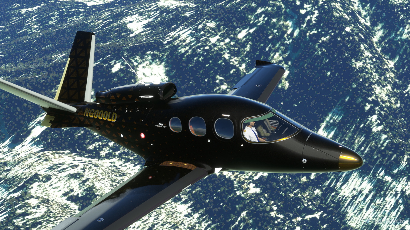 Vision Jet Goldfinger w/ Custom Interior for Microsoft Flight Simulator ...