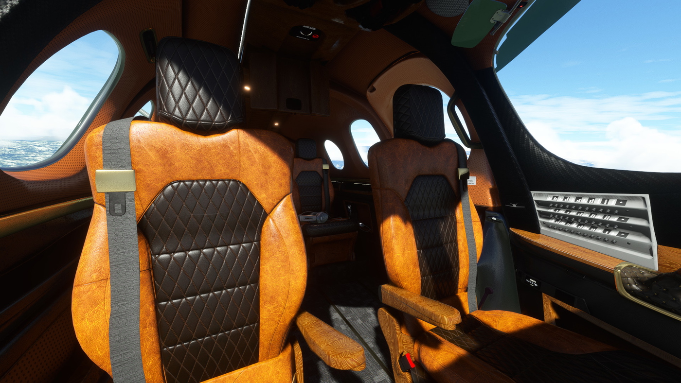 Vision Jet Goldfinger w/ Custom Interior for Microsoft Flight Simulator ...