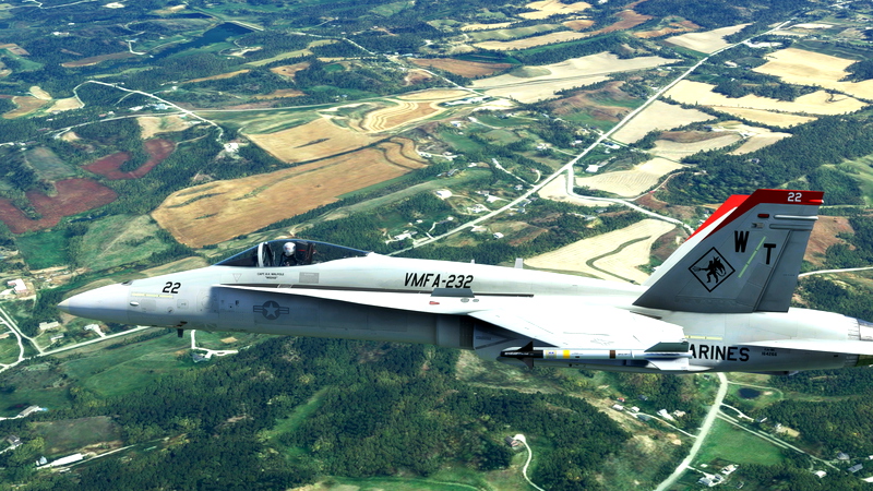 VMFA-232 RED DEVILS LINE BIRDS for Microsoft Flight Simulator | MSFS