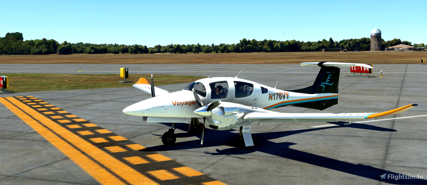 Voyager Aviation | Diamond DA62 | N176VY » Microsoft Flight Simulator