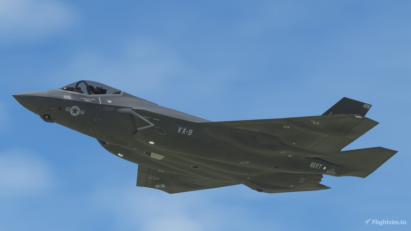 VX-9 "Vampires" F-35C Pack for Microsoft Flight Simulator | MSFS