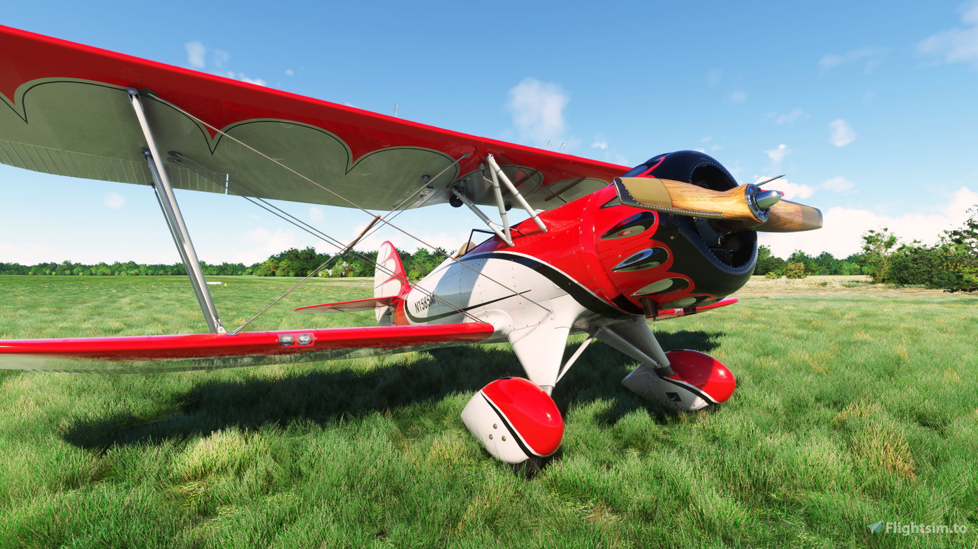 Waco YMF-5 N1585M for Microsoft Flight Simulator | MSFS