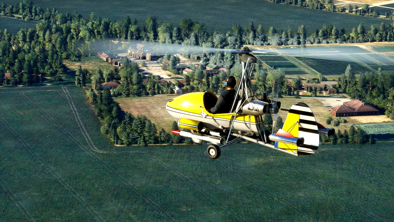 Wallis WA116 Autogyro "Little Nellie" for Microsoft Flight Simulator | MSFS