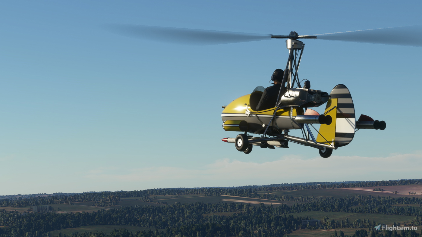 Wallis WA116 Autogyro "Little Nellie" for Microsoft Flight Simulator | MSFS