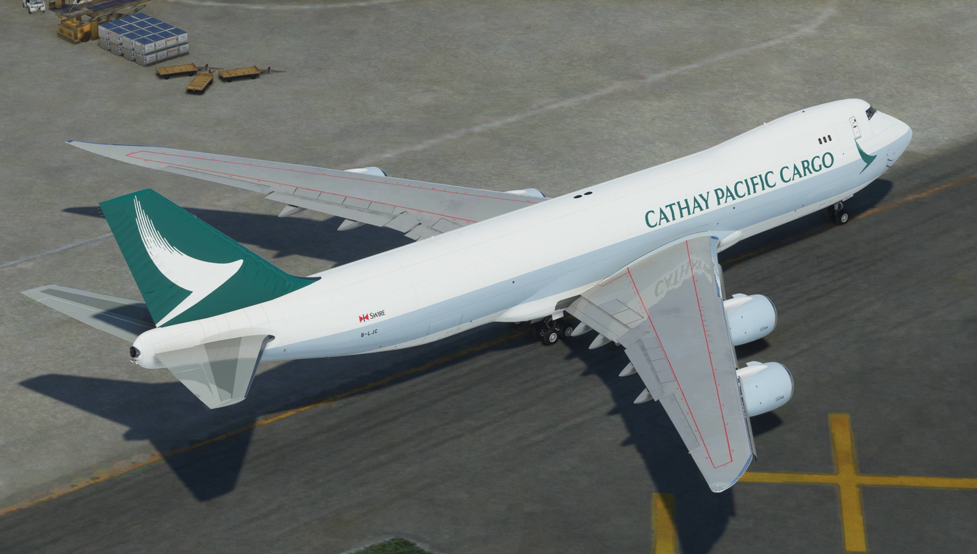 Asobo 747-8F Cathay Pacific Cargo 对于 Microsoft Flight Simulator | MSFS