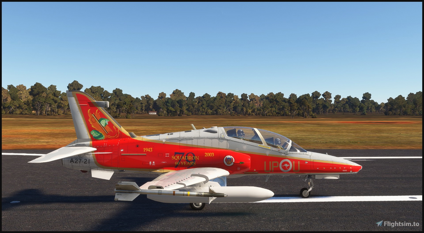 BAE Systems Hawk 127 LIFT "RAAF A27-21, No 79 squadron 60th anniversary ...