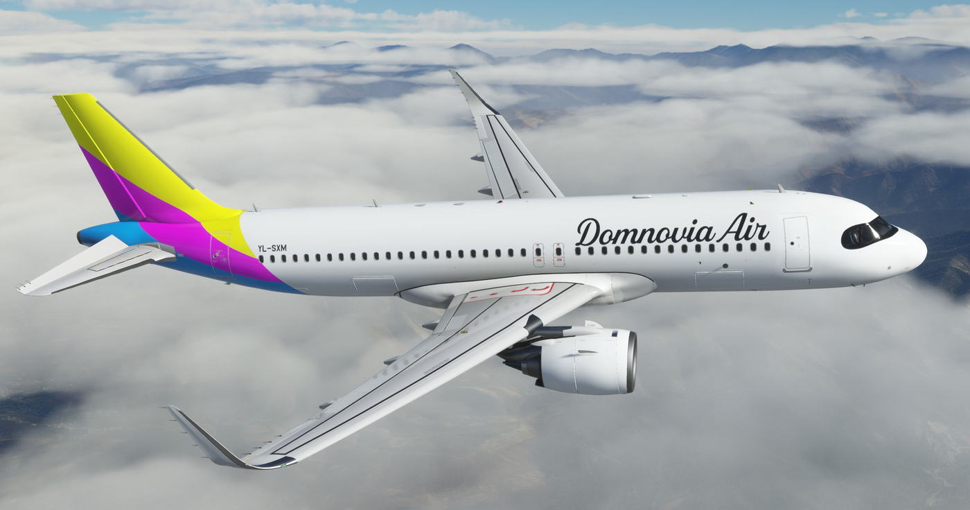 [A32NX] Domnovia Air FBW A320 Neo for Microsoft Flight Simulator | MSFS