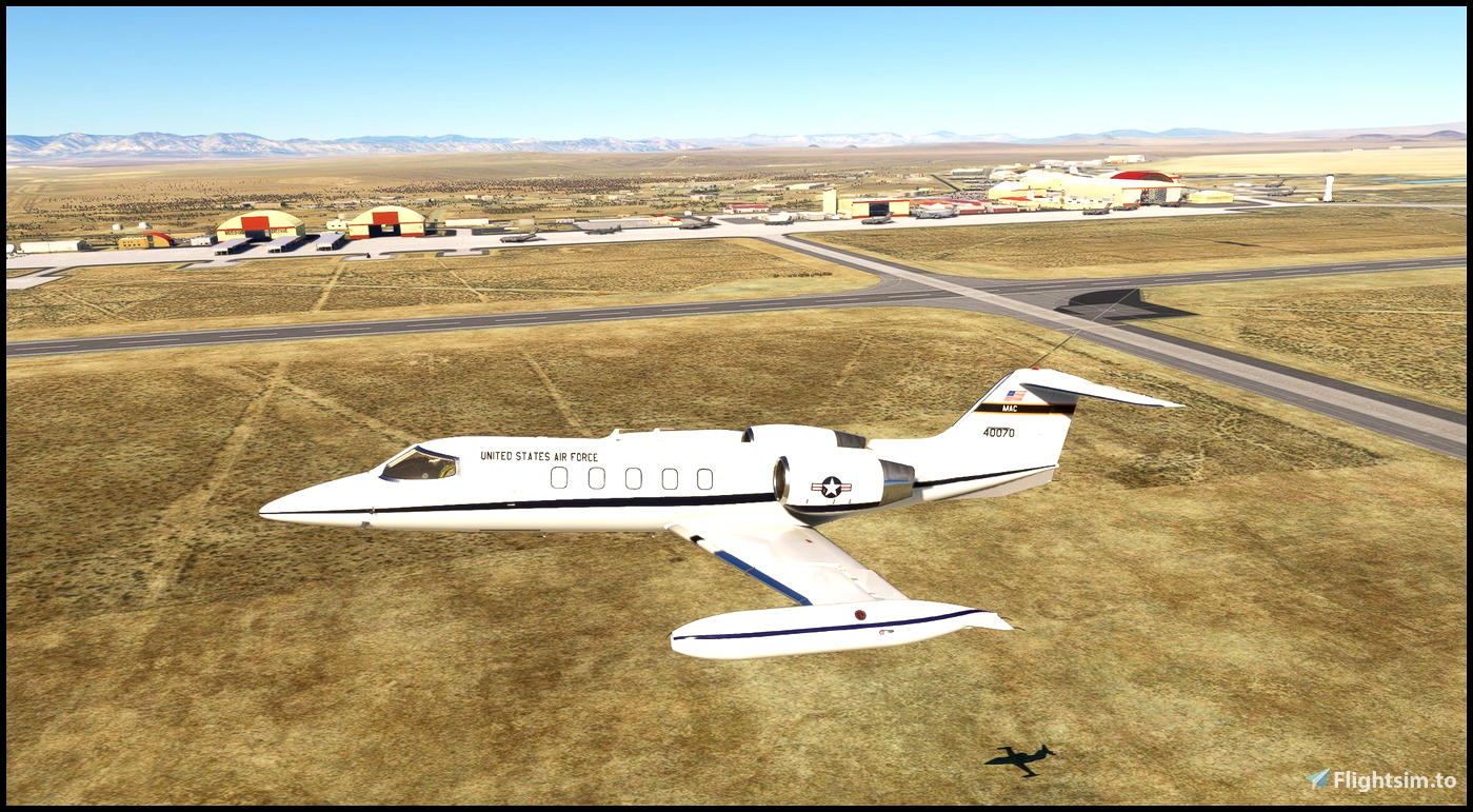 Flysimware LEARJET 35A USAF MAC AFB dla Microsoft Flight Simulator | MSFS
