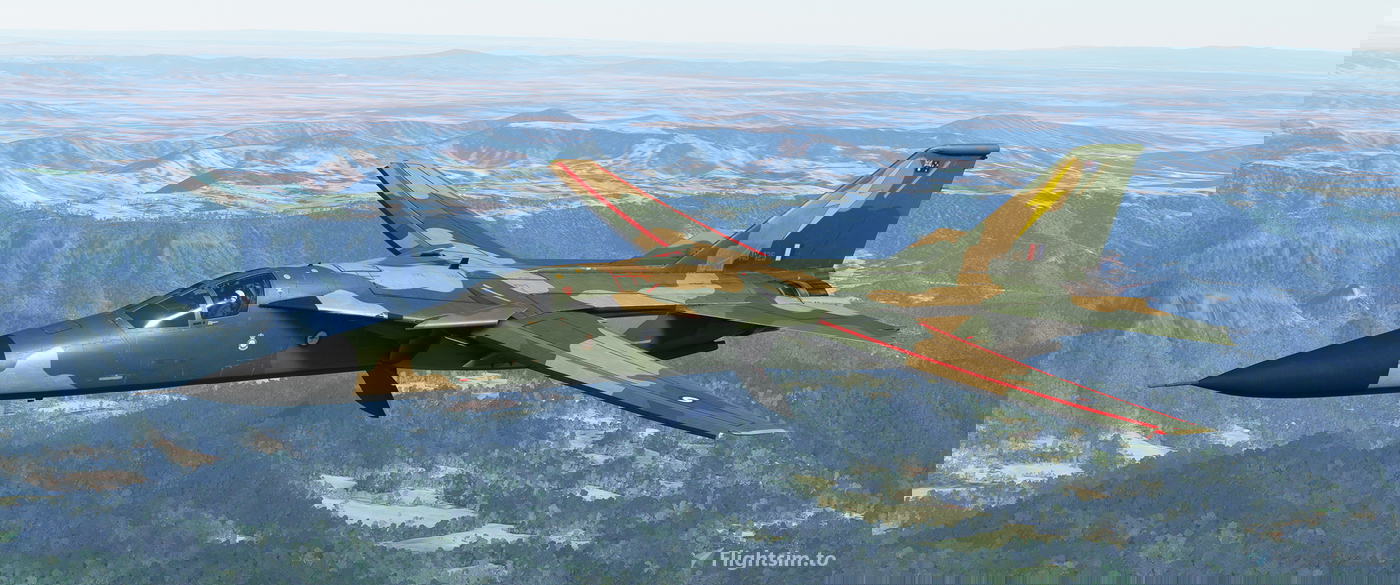 GKS F-111E MSFS RAAF 1 SQN A8-125 pour Microsoft Flight Simulator | MSFS