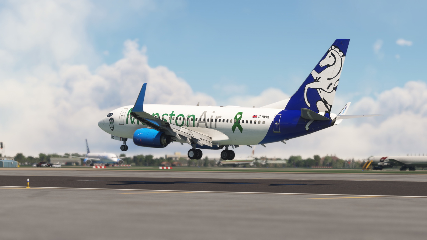 Manston Air Boeing 737-700 "Men's Mental Health Month Special Livery ...