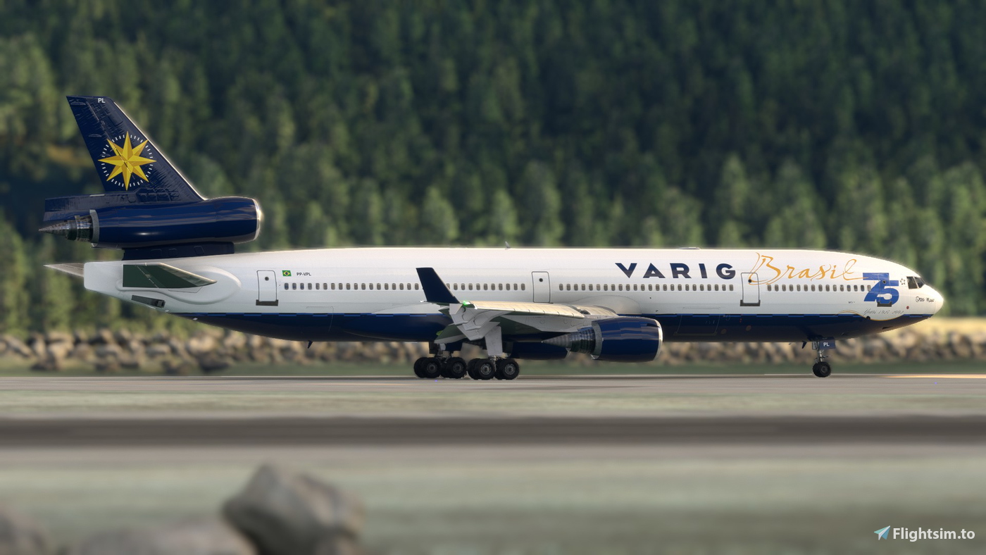 TFDI MD-11 VARIG PP-VPL / PP-VPM 75 Years w/Cabin のために Microsoft Flight ...