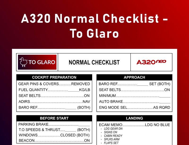 Checklists for Microsoft Flight Simulator | MSFS | Flightsim.to