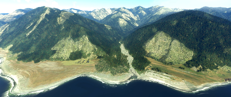 0Q5 Shelter Cove and king Range Conservation area bush strips for ...