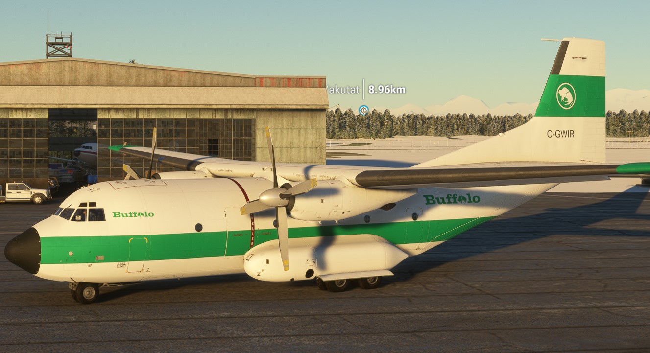 Azurpoly C-160 Buffalo Airways for Microsoft Flight Simulator | MSFS