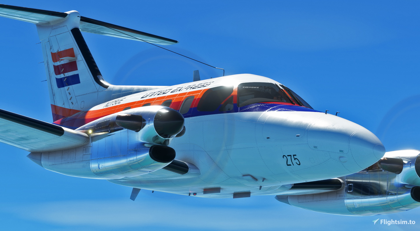 Embraer EMB 121 - United Express para Microsoft Flight Simulator | MSFS