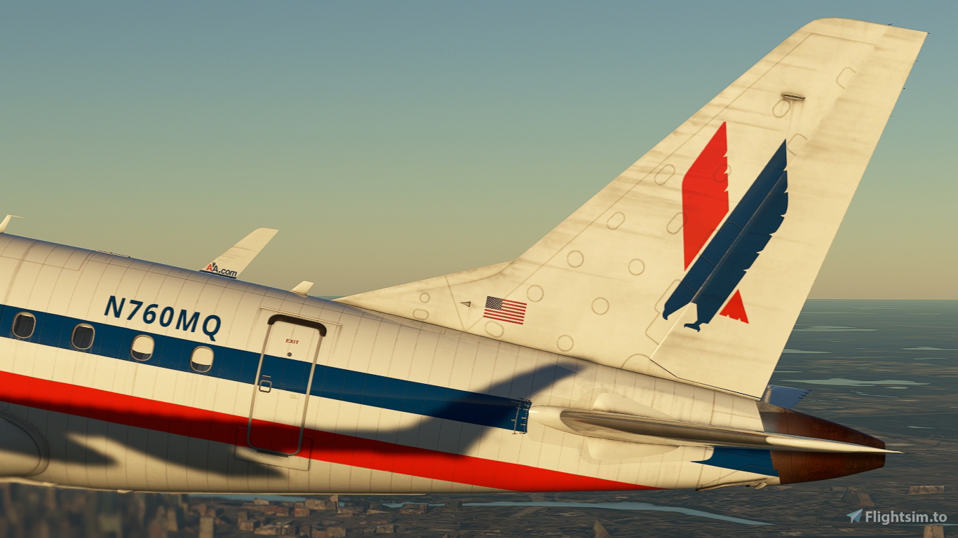 American Eagle N760MQ for Microsoft Flight Simulator | MSFS