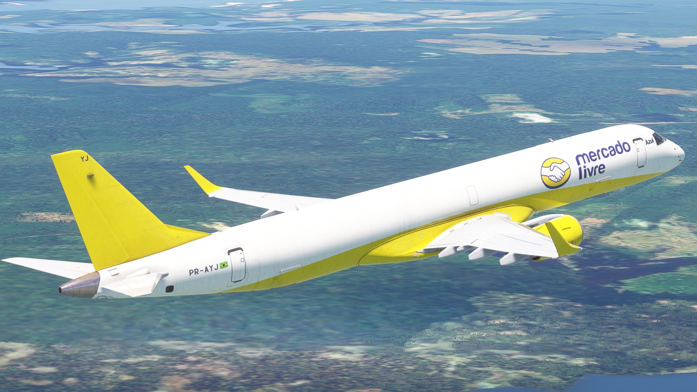 Azul Cargo PR-AYJ Embraer 195F for Microsoft Flight Simulator | MSFS