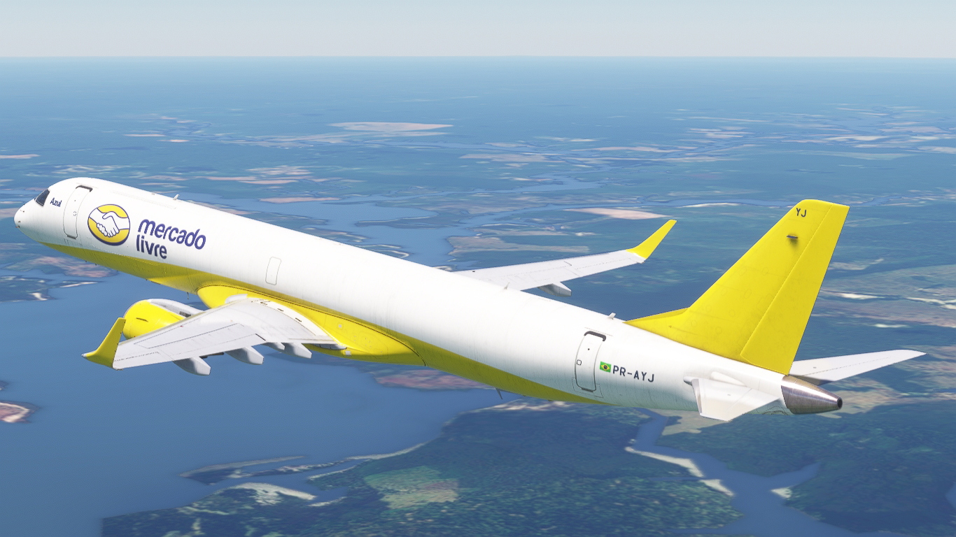 Azul Cargo PR-AYJ Embraer 195F for Microsoft Flight Simulator | MSFS
