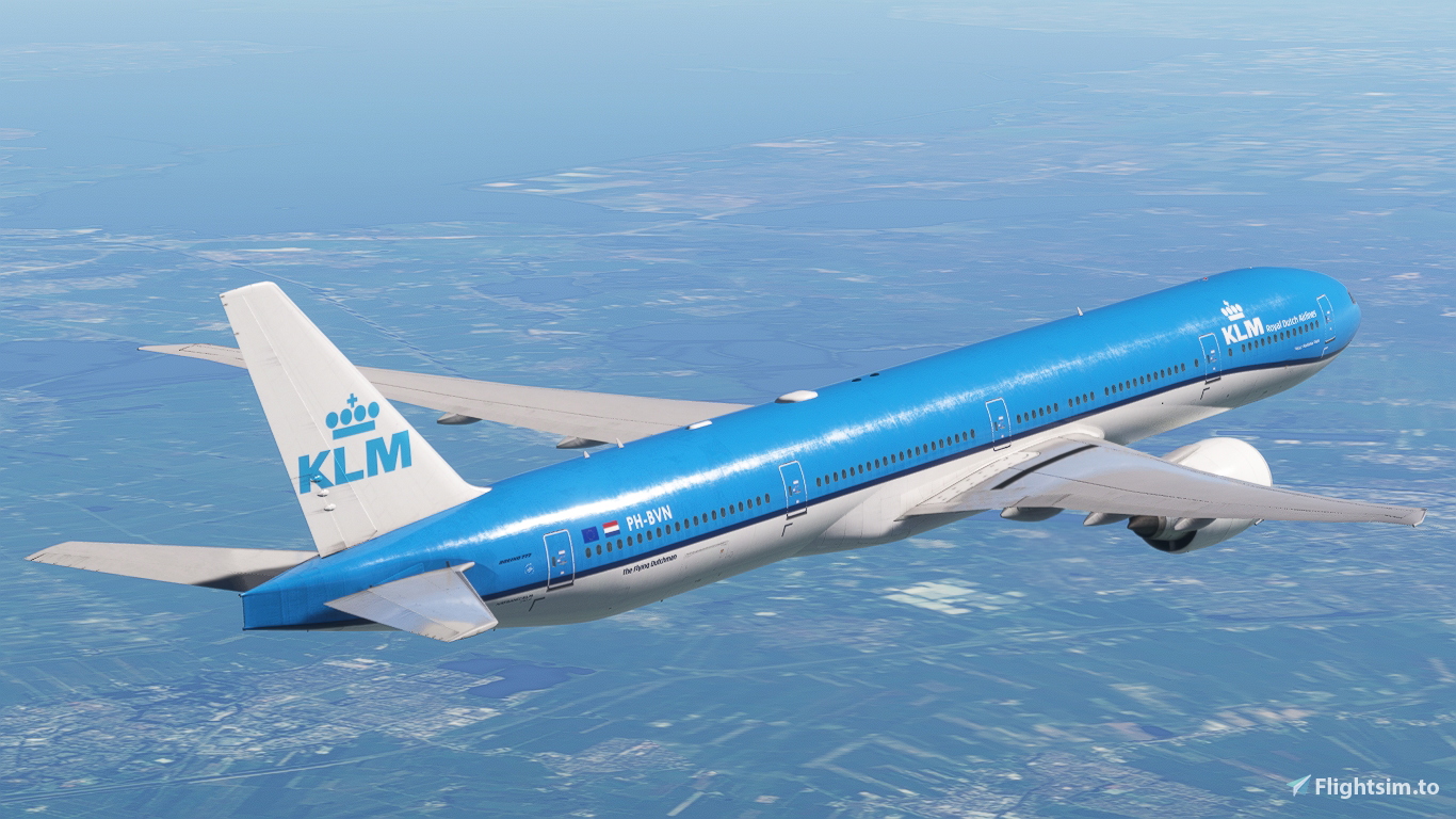 KLM Royal Dutch Airlines PH-BVN para Microsoft Flight Simulator | MSFS