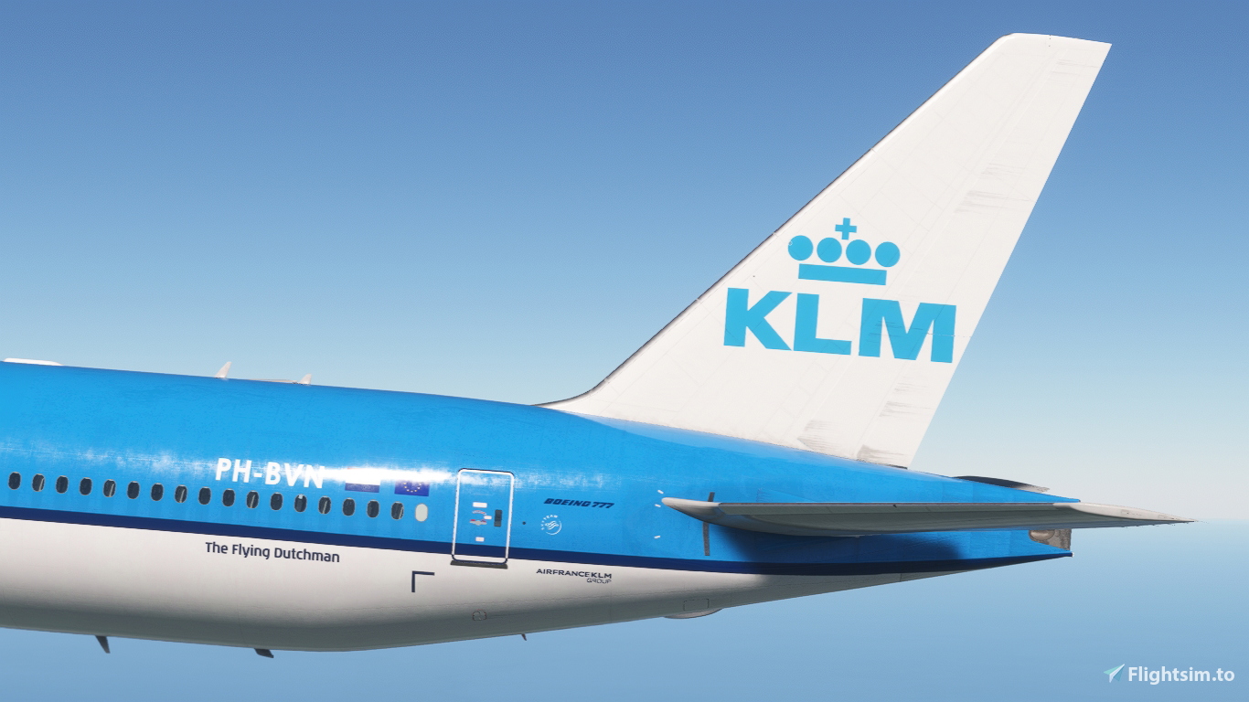 KLM Royal Dutch Airlines PH-BVN para Microsoft Flight Simulator | MSFS
