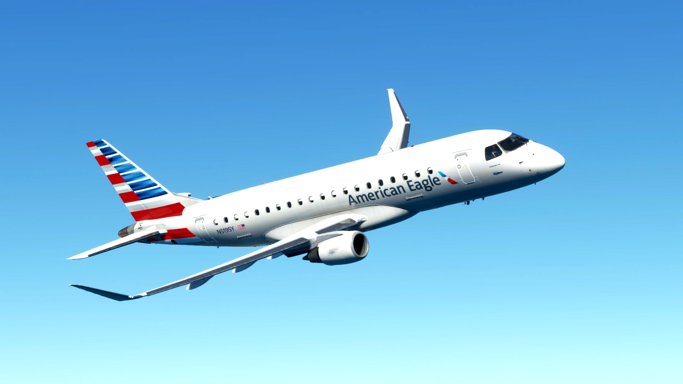 American Eagle/Skywest N519SY for FSS E175 for Microsoft Flight ...