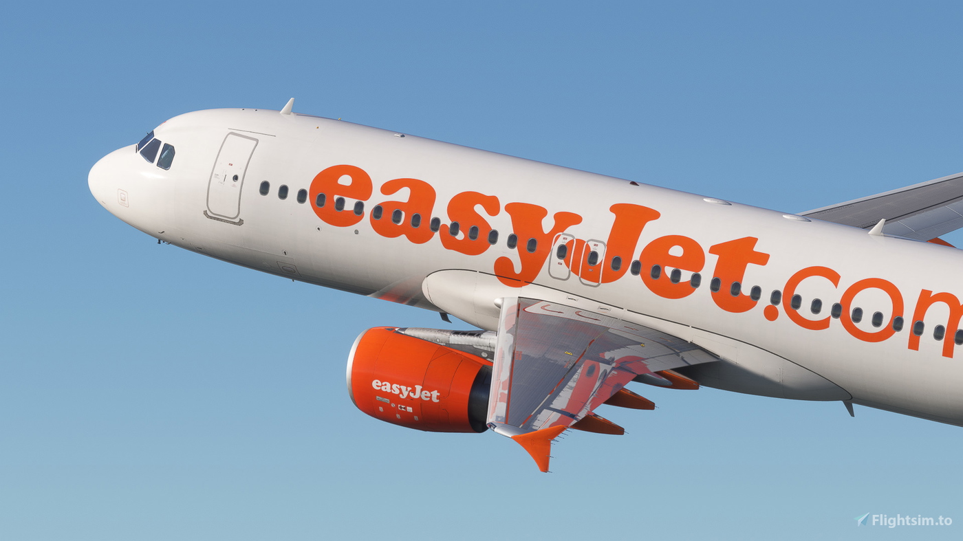 Easyjet [Classic] w/Cabin Fenixsim A320 V2[8K+4K] for Microsoft Flight ...