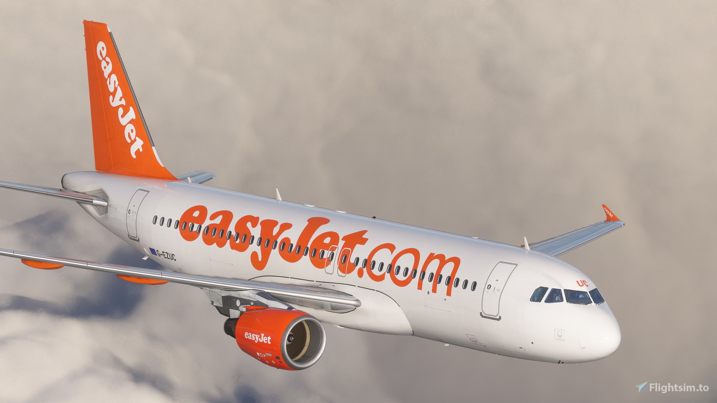 Easyjet [Classic] w/Cabin Fenixsim A320 V2[8K+4K] for Microsoft Flight ...
