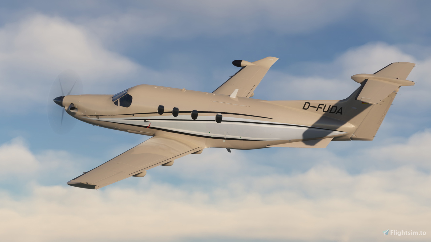 SWS PC12 D-FUDA Rheinland Air Services for Microsoft Flight Simulator ...
