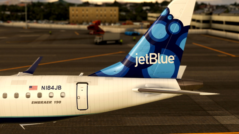 FSS E190! JetBlue N184JB "Outta The Blue" for Microsoft Flight ...