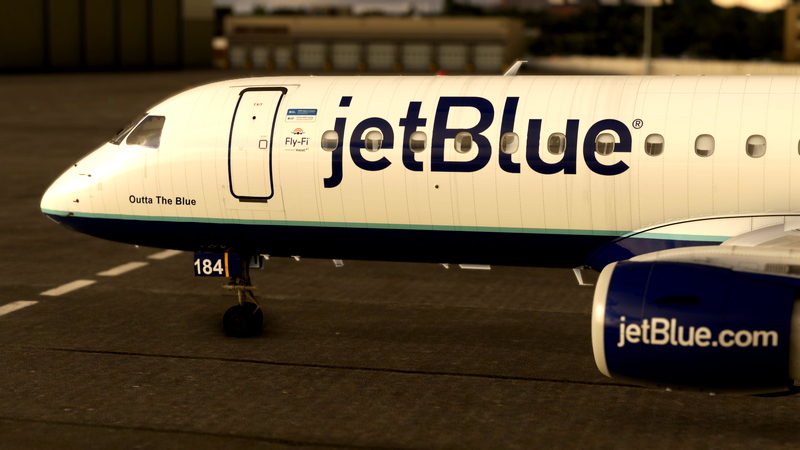 FSS E190! JetBlue N184JB "Outta The Blue" for Microsoft Flight ...