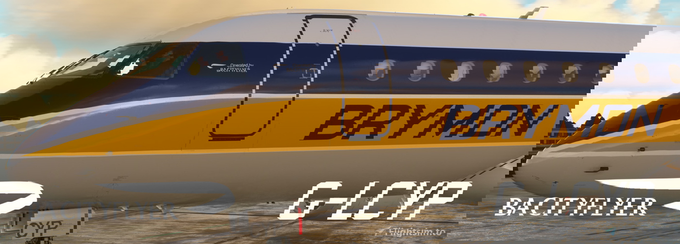 FSS E190 BA CityFlyer Brymon Tribute (fictional) for Microsoft Flight Simulator | MSFS