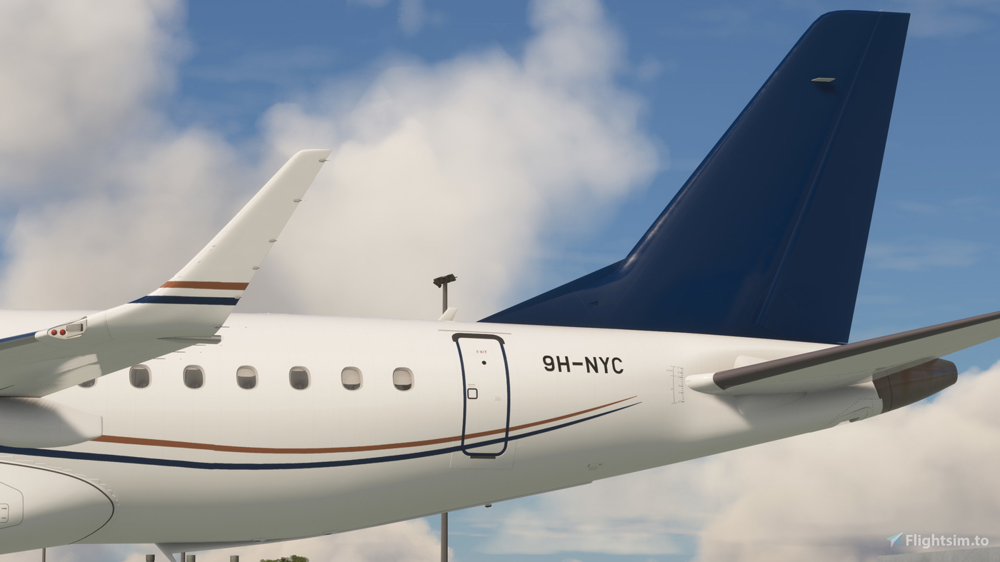 FSS E190 | 9H-NYC Air X Charter Lineage for Microsoft Flight Simulator | MSFS