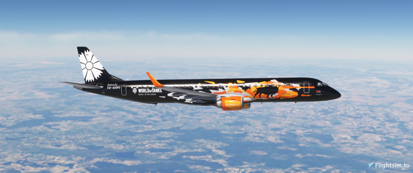 FSS E195 | Belavia EW-400PO | World of Tanks #tankolet - w/ cabin for ...