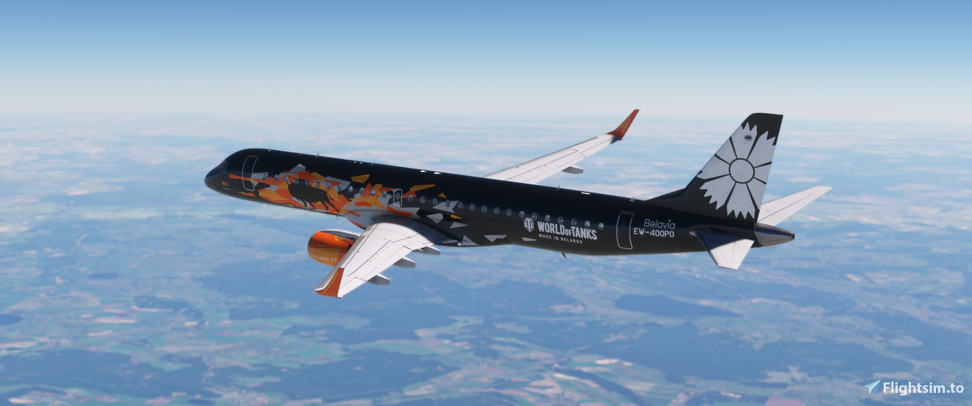 FSS E195 | Belavia EW-400PO | World of Tanks #tankolet - w/ cabin for ...
