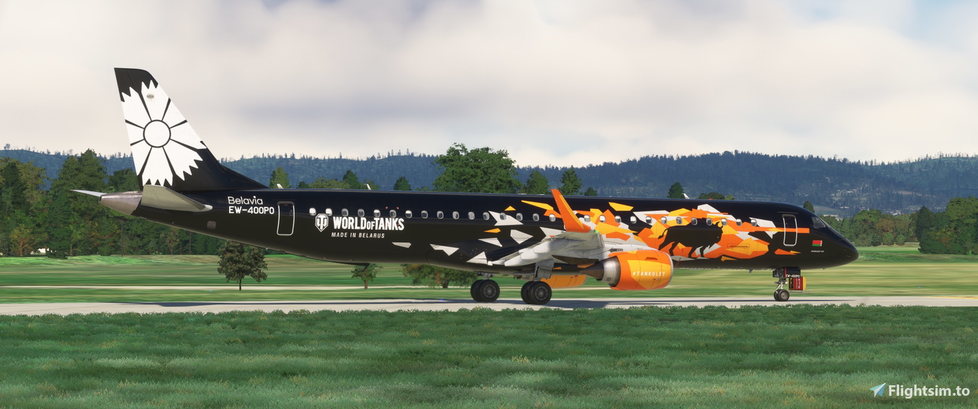 FSS E195 | Belavia EW-400PO | World of Tanks #tankolet - w/ cabin for ...