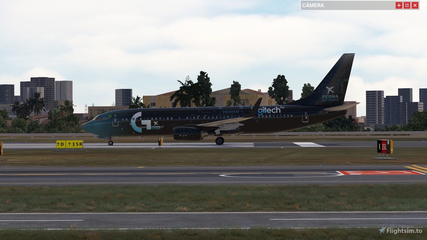 PMDG 737-800 Logitech e Perna do Vento PR-LPV for Microsoft Flight ...