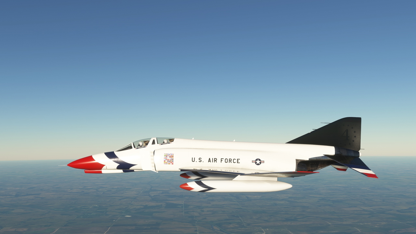 1973 F-4E Thunderbirds Team 8K for Microsoft Flight Simulator | MSFS