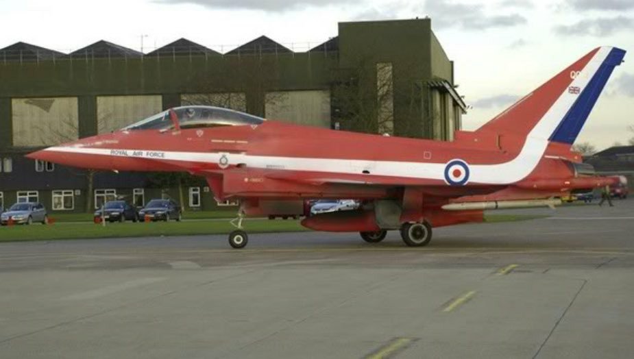 2011 RAF "Red Arrow" Typhoon Livery voor Microsoft Flight Simulator | MSFS