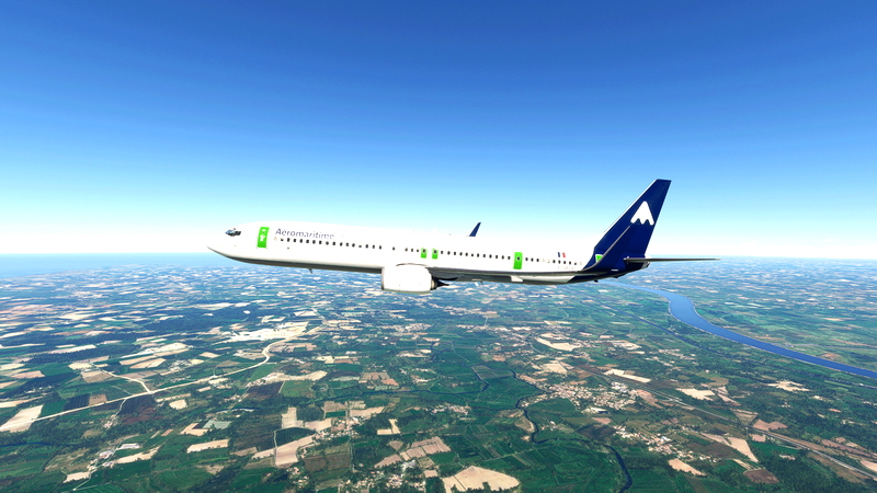 PMDG 737-900(ER) Aéromaritime International (F-GFUE) for Microsoft ...