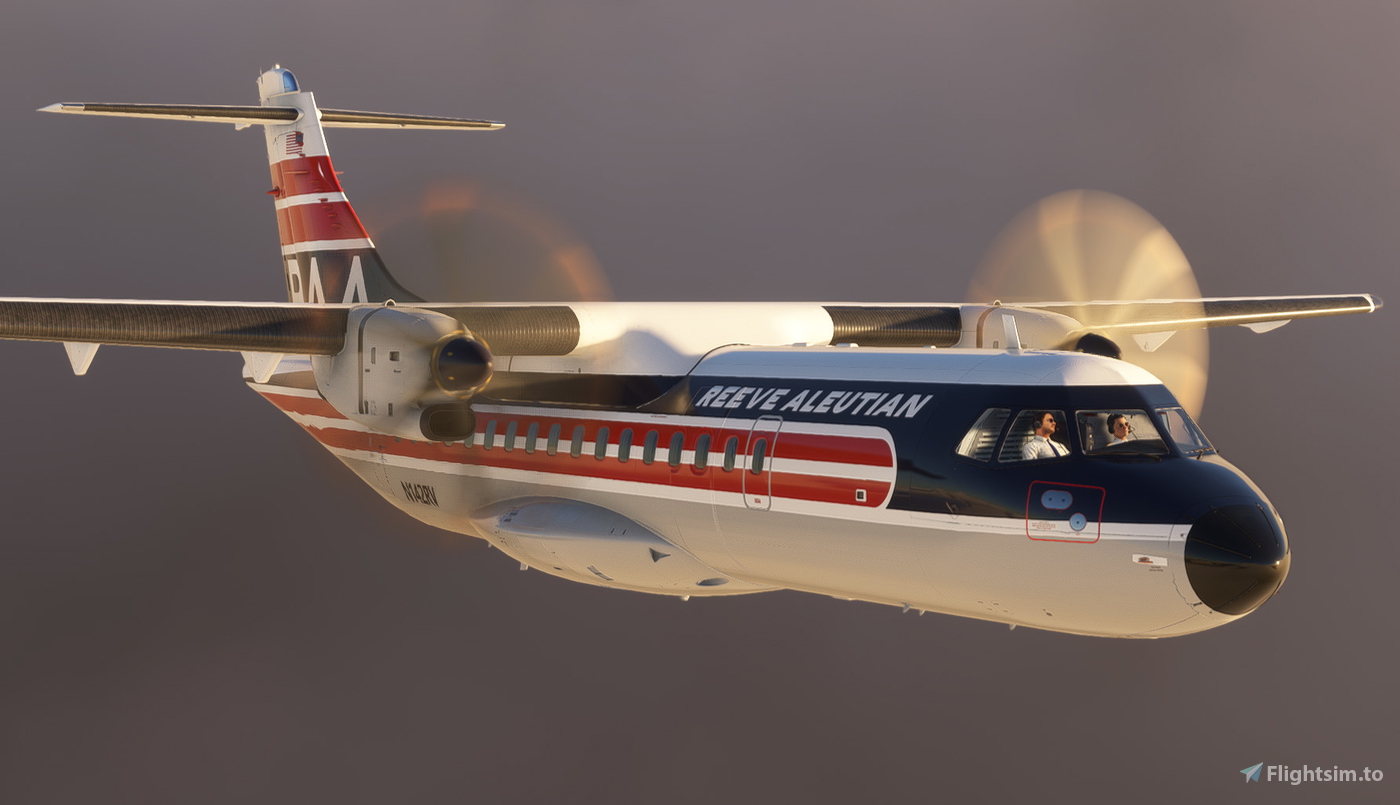 Reeve Aleutian Airways (Fictional) | Expert Series (Asobo) ATR 42-600 [4K] for Microsoft Flight ...