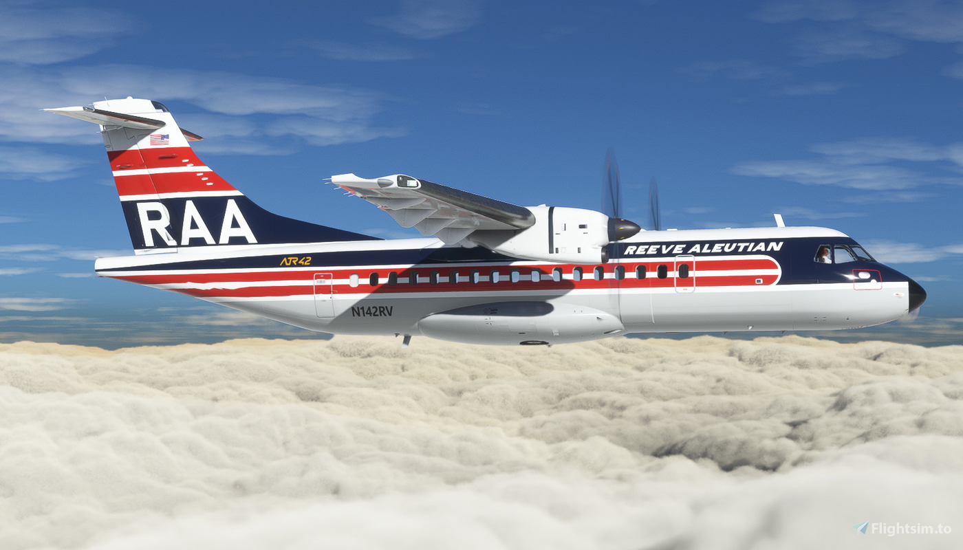 Reeve Aleutian Airways (Fictional) | Expert Series (Asobo) ATR 42-600 [4K] for Microsoft Flight ...