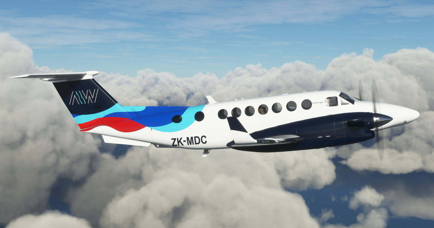Air Whanganui ZK-MDC (New Zealand) | Asobo (Textron Aviation) King Air ...