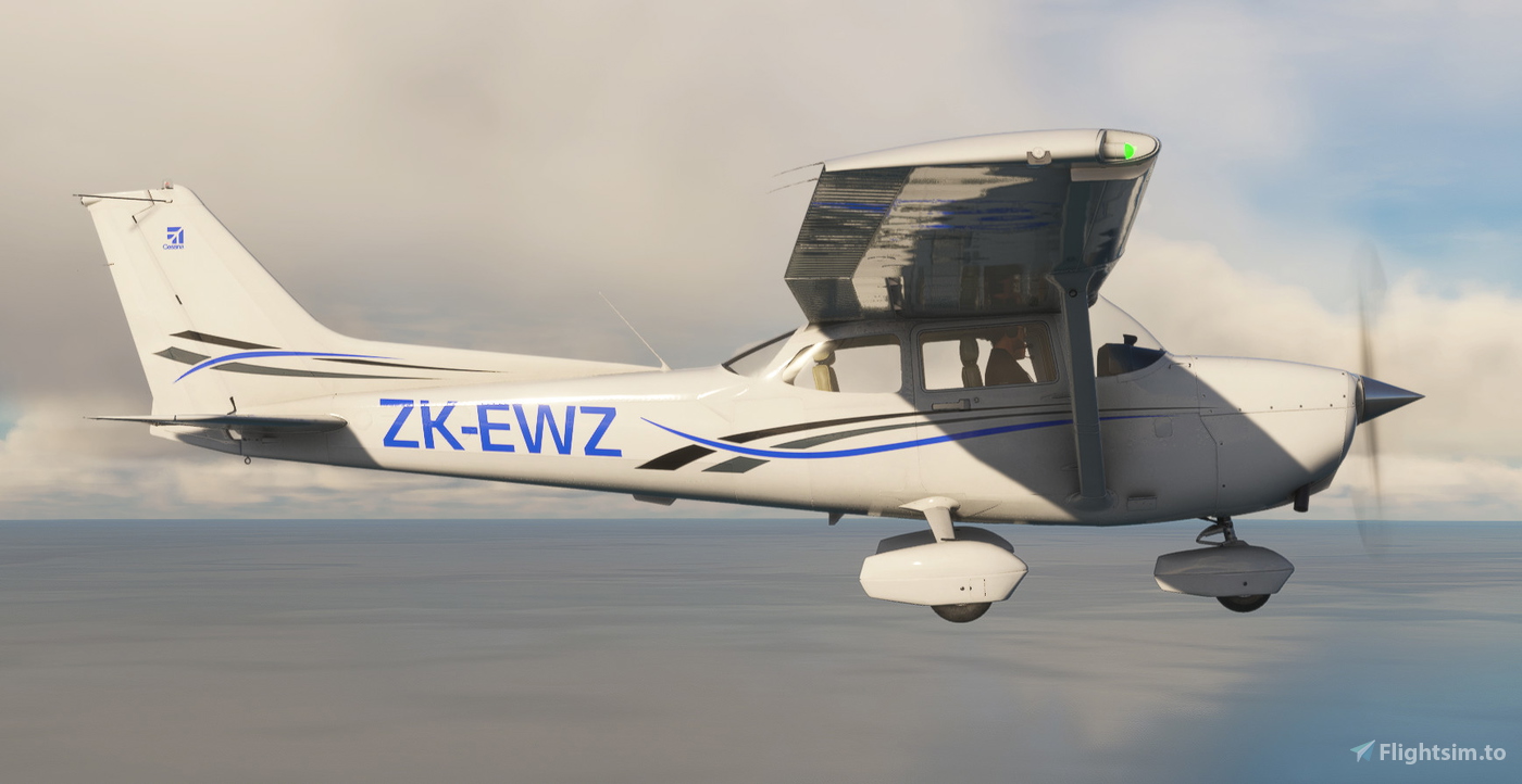 Ardmore Flying School ZK-EWZ | Asobo Cessna C172 Skyhawk G1000 [4K] for ...