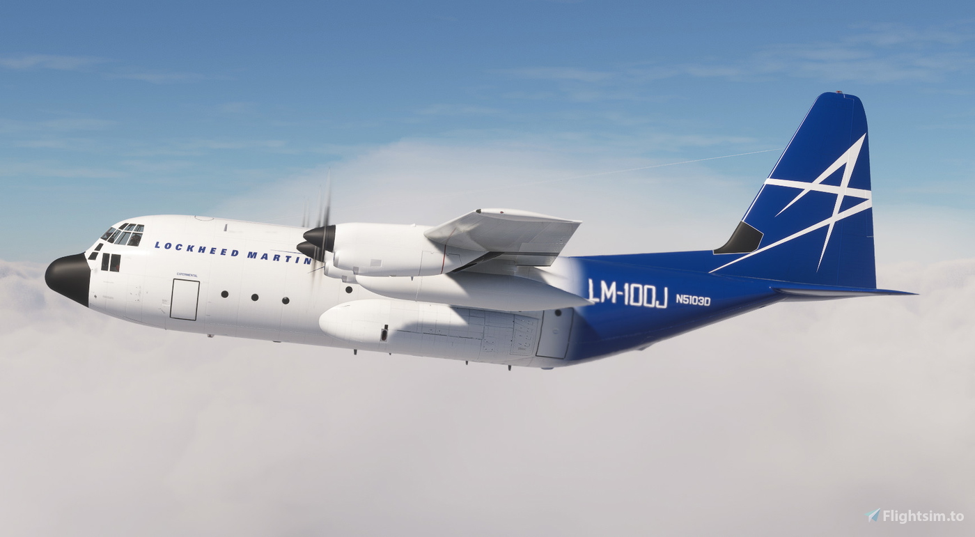 Lockheed Martin LM-100J Demonstration Livery (N5103D) | Captain Sim C ...