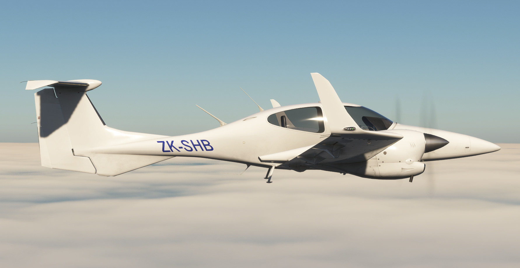 Air Hawkes Bay ZK-SHB (New Zealand) | COWS Diamond DA42 TDI [4K] - MSFS ...