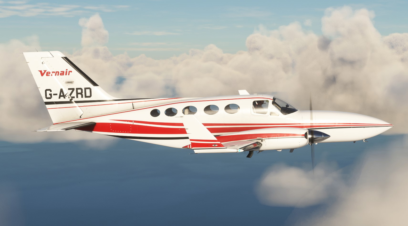 G-AZRD Vernair (Fictional) | FlySimWare C414AW Chancellor [4K] for ...