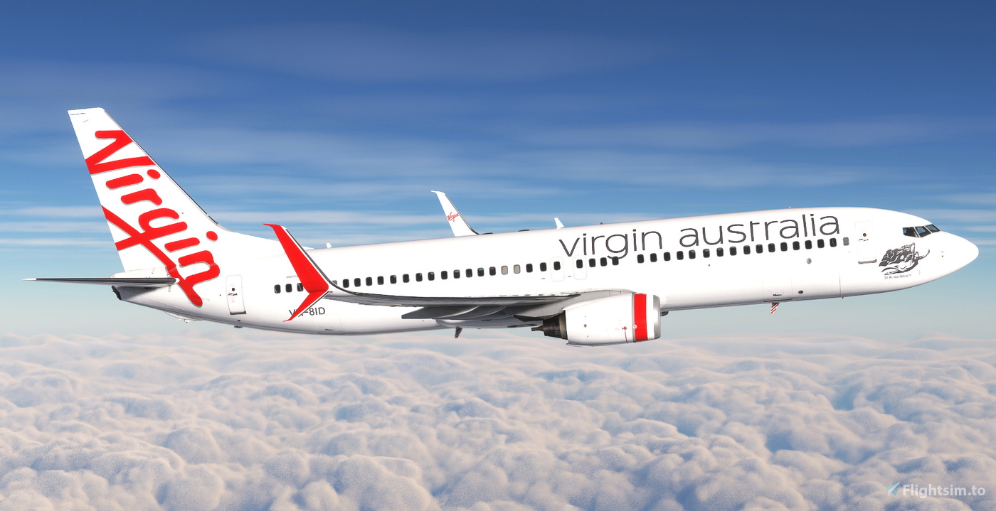 Virgin Australia 'St Kilda Beach' VH-8ID (737-8 MAX) | PMDG 737 BBJ2 ...
