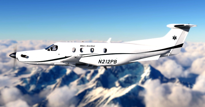 SimWorks Studios PC-12 Liveries for Microsoft Flight Simulator | MSFS